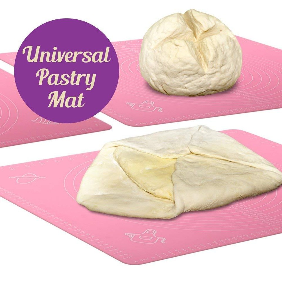 Non-Slip Silicone Pastry Mat 15.7×19.7 – Baking Dough Kneading ...