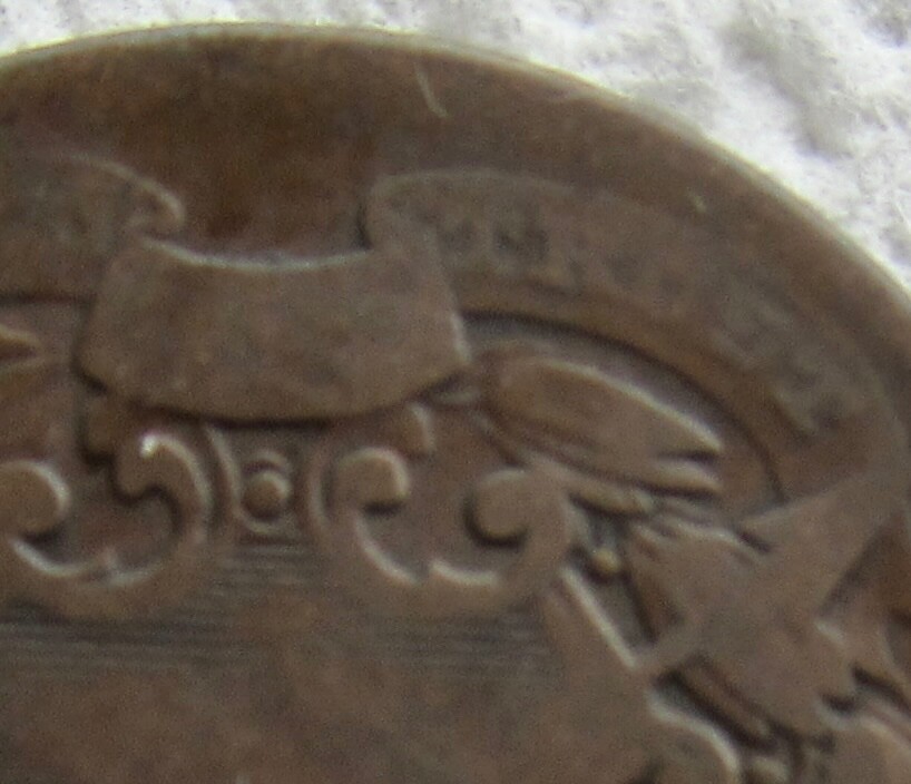 1864 Small Motto 2 Cent Piece Rare Key Date Variety Type Coin VG / Fine ...