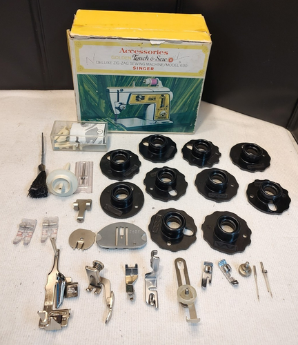 VTG Singer Accessories Golden Touch & Sew Deluxe Zig-Zag Model 630 ...