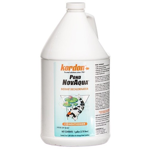 Kordon Pond NovAqua Instant Dechlorinator Water Conditioner - 1 gallon ...