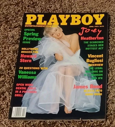 Playboy Magazine April 1997 Playmate Kelly Monaco - Joey Heatherton W Centerfold | eBay