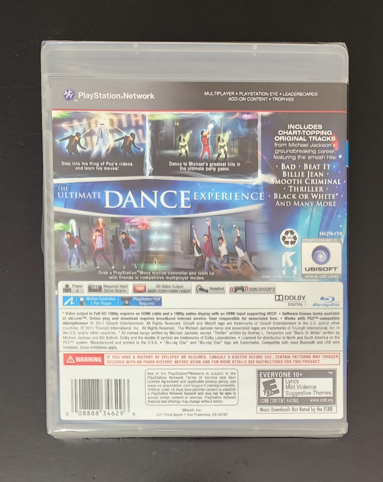 Michael Jackson: The Experience (Sony PlayStation 3, 2011) for sale ...