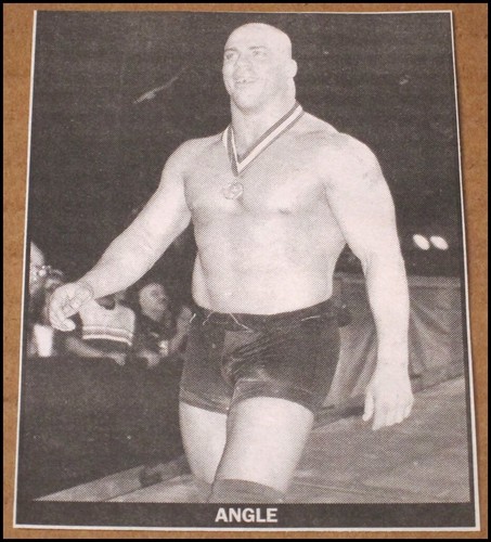 2003 Kurt Angle Magazine Photo Clipping 2.75"x4.5" Wrestling WWE WWF ...