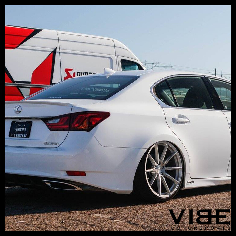 19" VERTINI RF1.1 19X8.5 SILVER FORGED CONCAVE WHEELS RIMS FITS ACURA ...