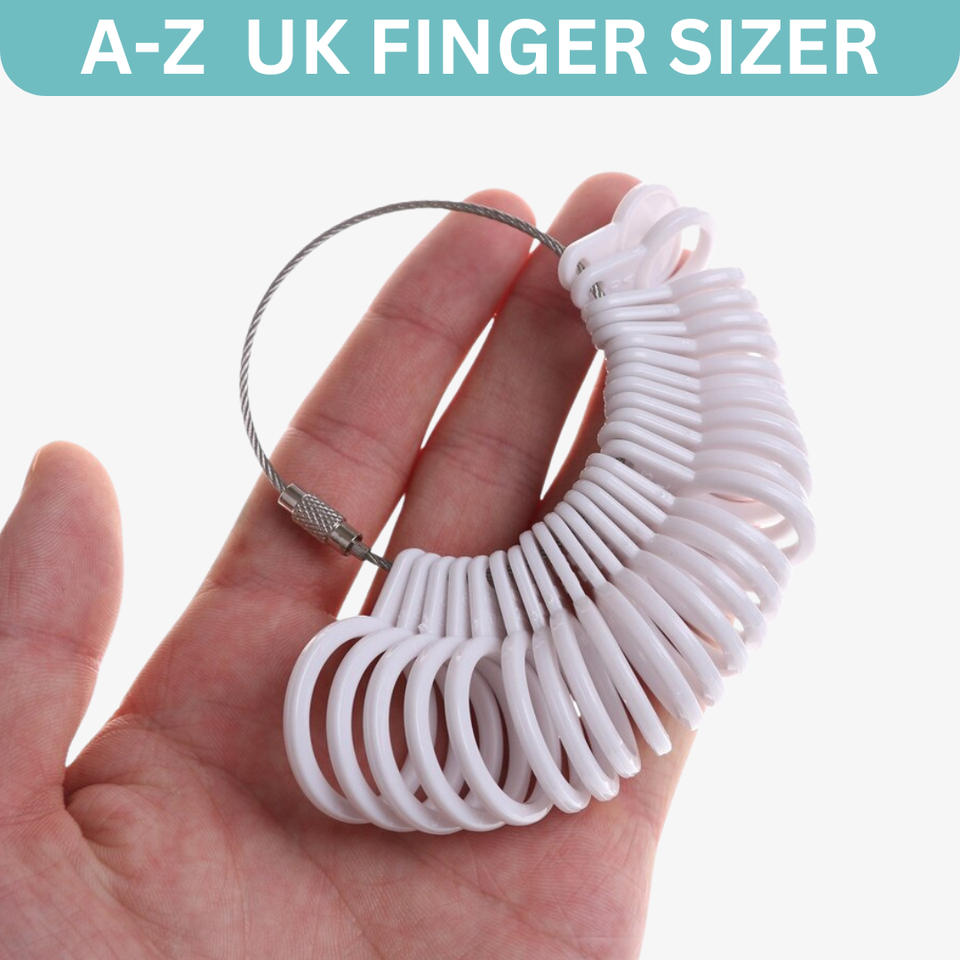 UK Ring finger sizer measure gauge all British sizes A - Z+1 -Free ...