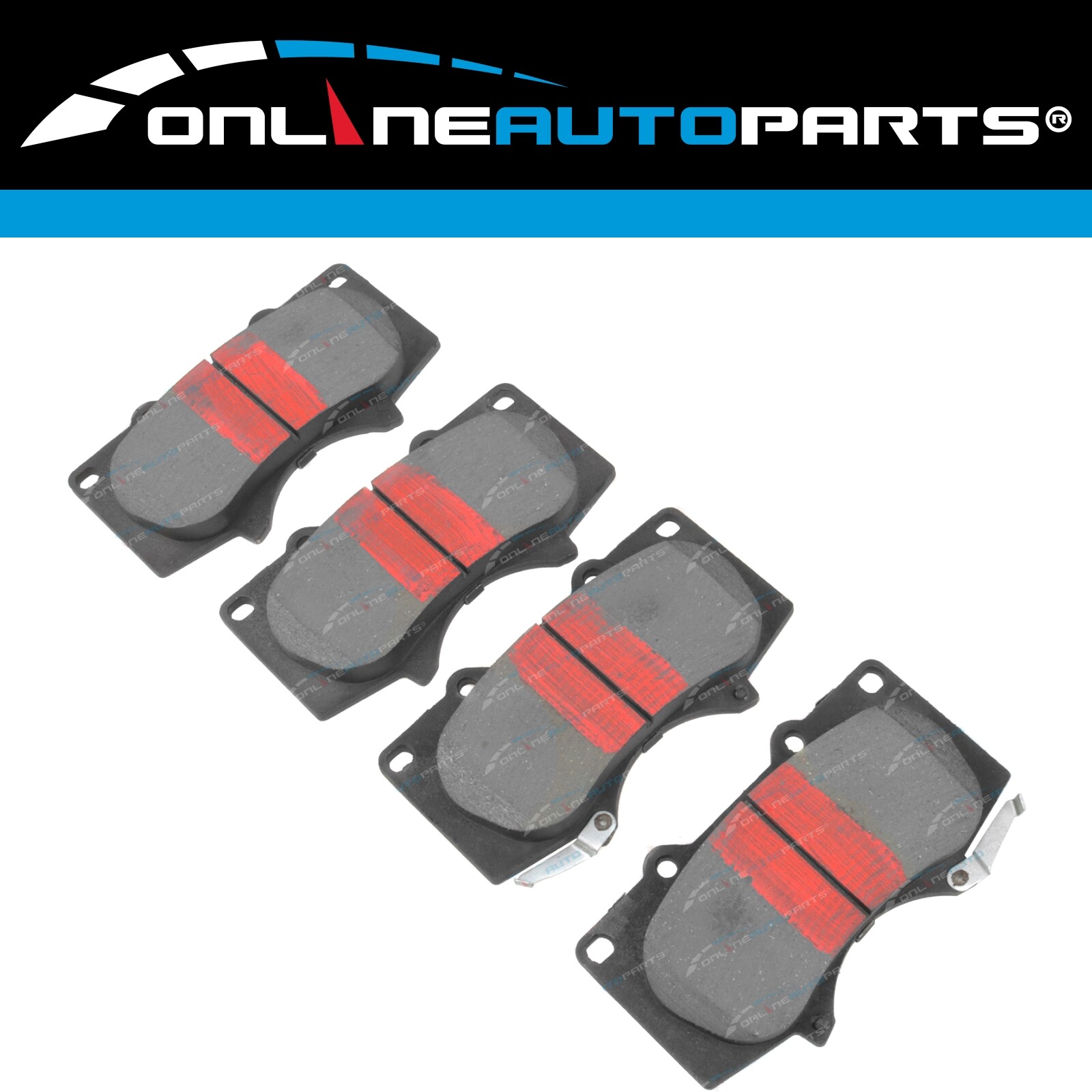 Front 4x4 Disc Brake Pads Set for Hilux GGN125 GUN125R GUN136 2015~2020 ...