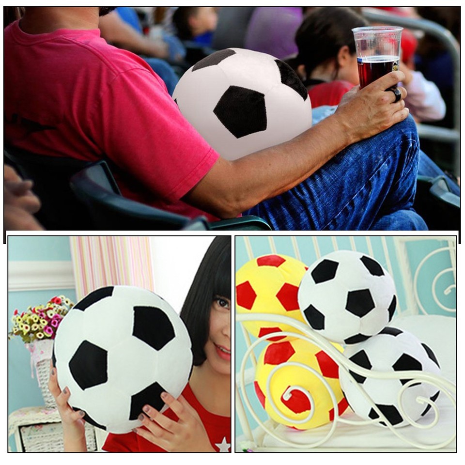 Creative Football Shaped Plush Toy Cartoon Football Plaything Stuffed ...