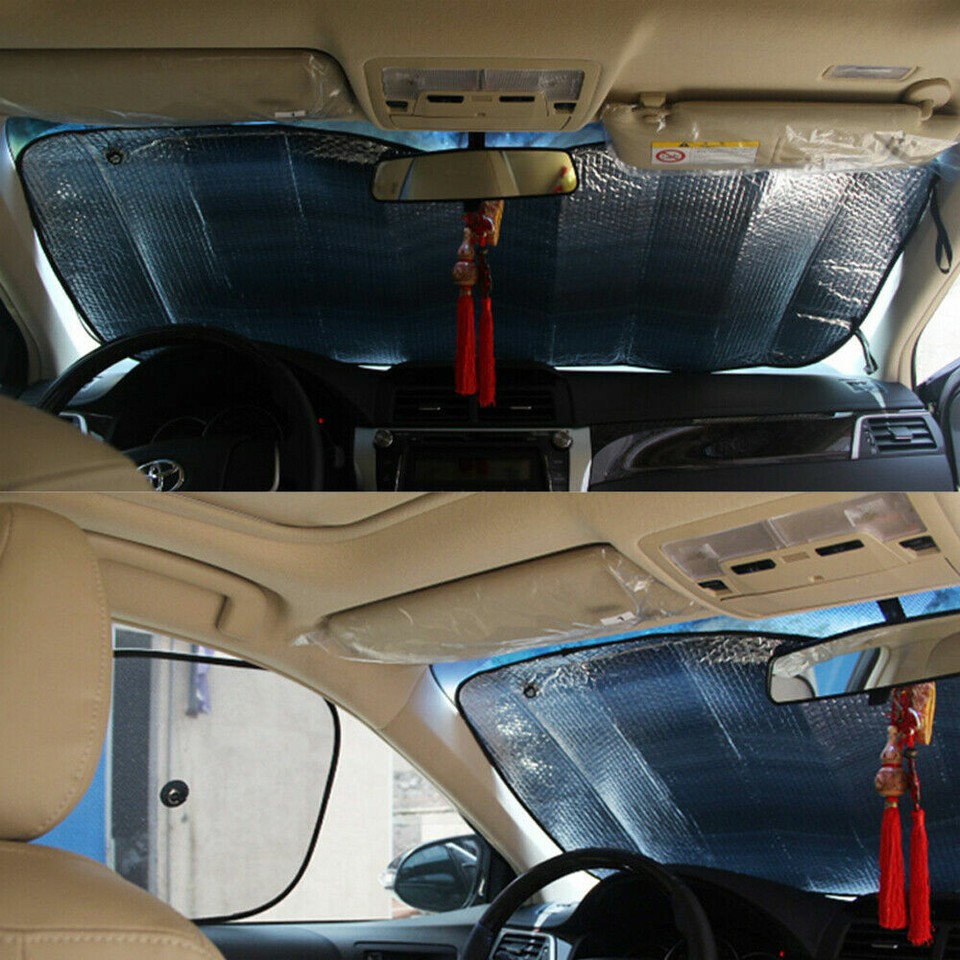 Foldable Large Sun Shade Truck Van Car Windshield Visor UV Block Cover ...