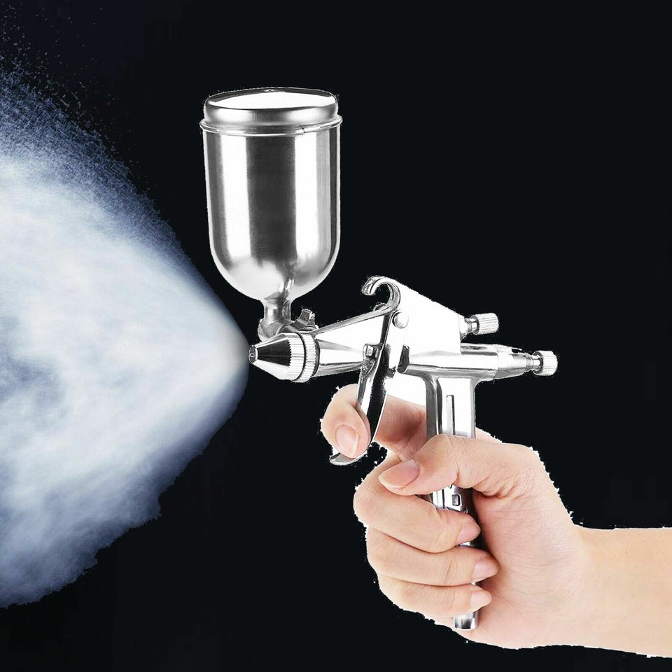Mini HVLP Air Spray Gun Auto Car Detail Touch Up Paint Sprayer Spot ...