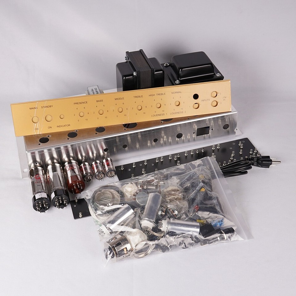 1set JTM45 Plexi 45Watt Aluminum Guitar Tube Amplifier DIY Valve Kit | eBay