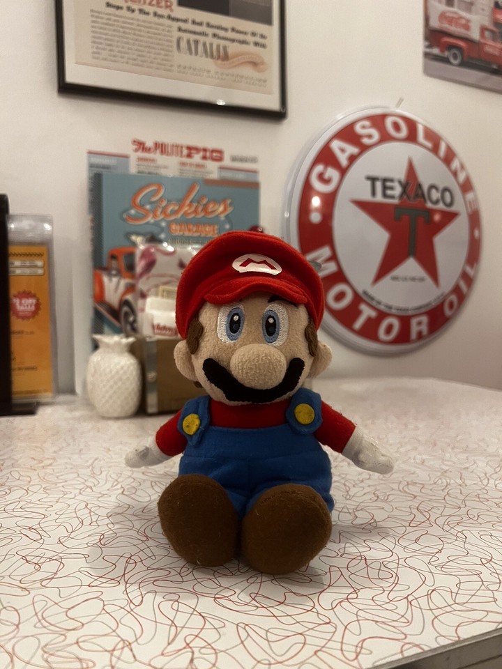 Rare Mario Party 5 MARIO Plush Doll Small Sanei Hudson Soft 2003 ...
