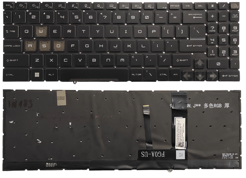 Original English US Keyboard MSI Cyborg 15 Air A12V MS-15K1 A13VEK ...