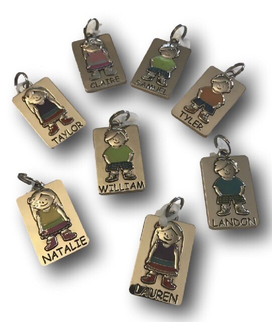 LAUREN Name Tag Keychain Pendant by GANZ for sale online | eBay