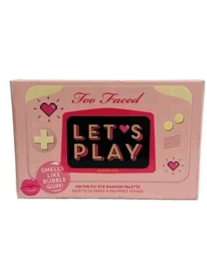 NEW Too Faced LET'S PLAY On-the-Fly Eye Shadow Palette Bubble Gum ...
