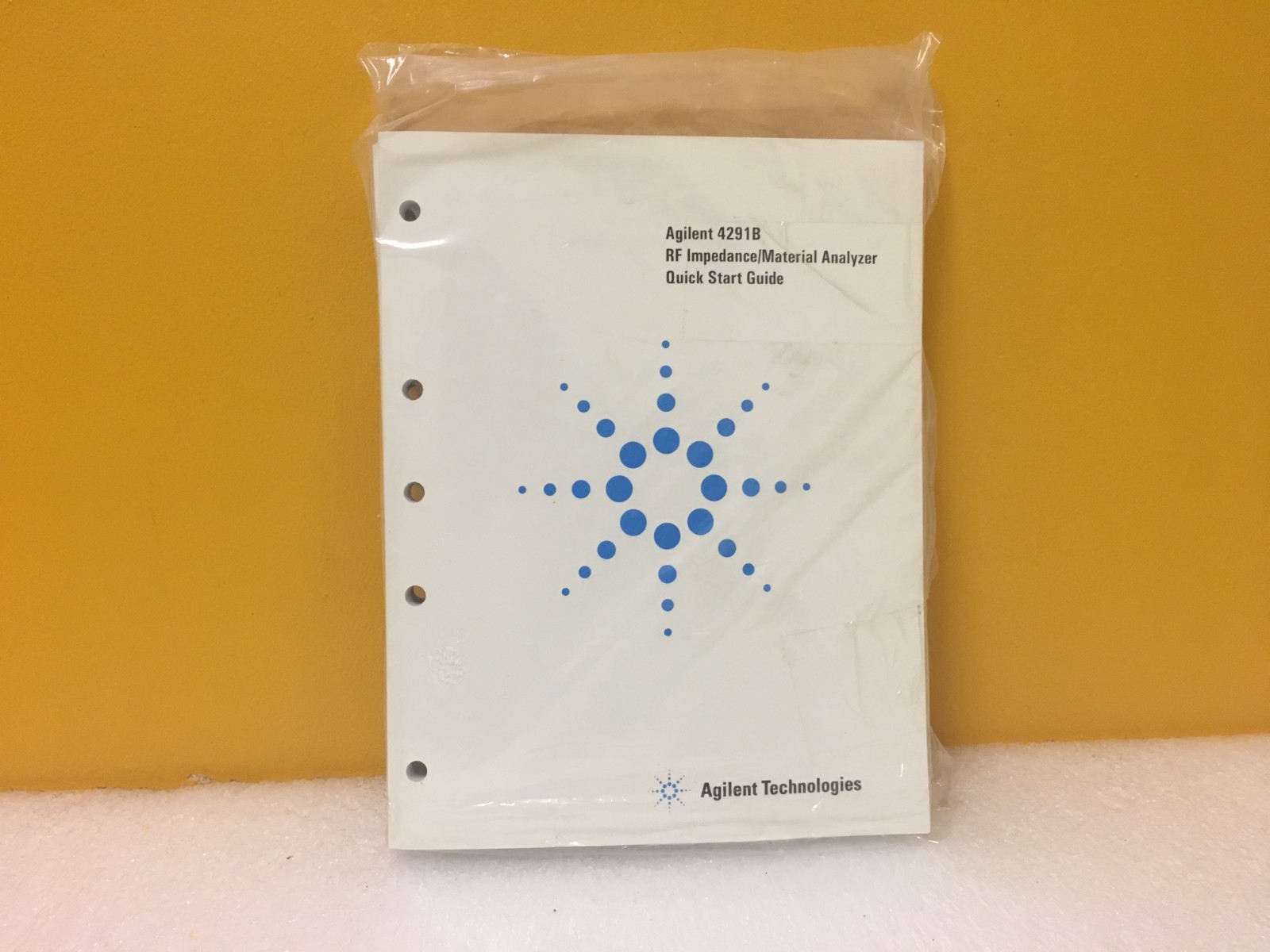 HP / Agilent 04291-90037 4291B RF Impedance/Material Analyzer Quick ...