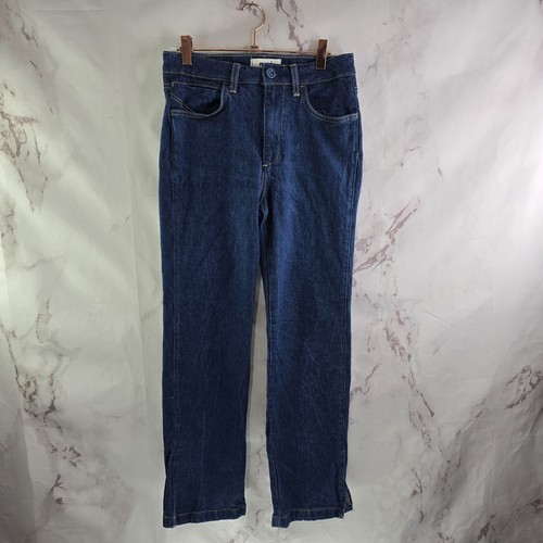 Mavi Jeans Womens 27 X 28 Maria Slit High Rise Flare Dark Wash Denim | eBay