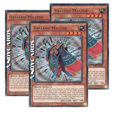 3x TRIAMID MASTER • (Triamide Signore) • Rara • TDIL EN029 • YUGIOH ...