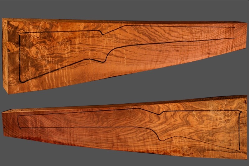 TURKISH WALNUT RIFLE GUN STOCK BLANK(ITEM#LB6) CHIRON WALNUT | eBay