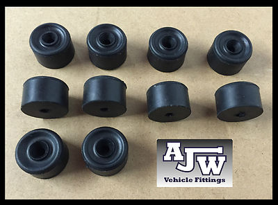 32 x Large Round Rubber Buffer Button Door Stop Dropside Horsebox ...