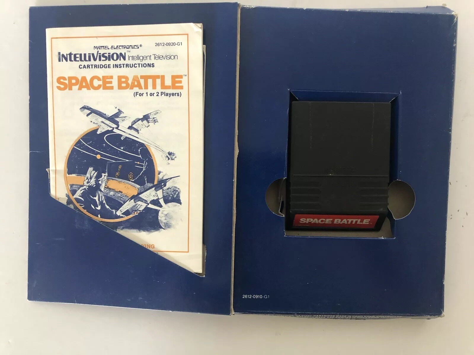 Vintage Intellivision SPACE BATTLE Video Game 1979 in Box | eBay