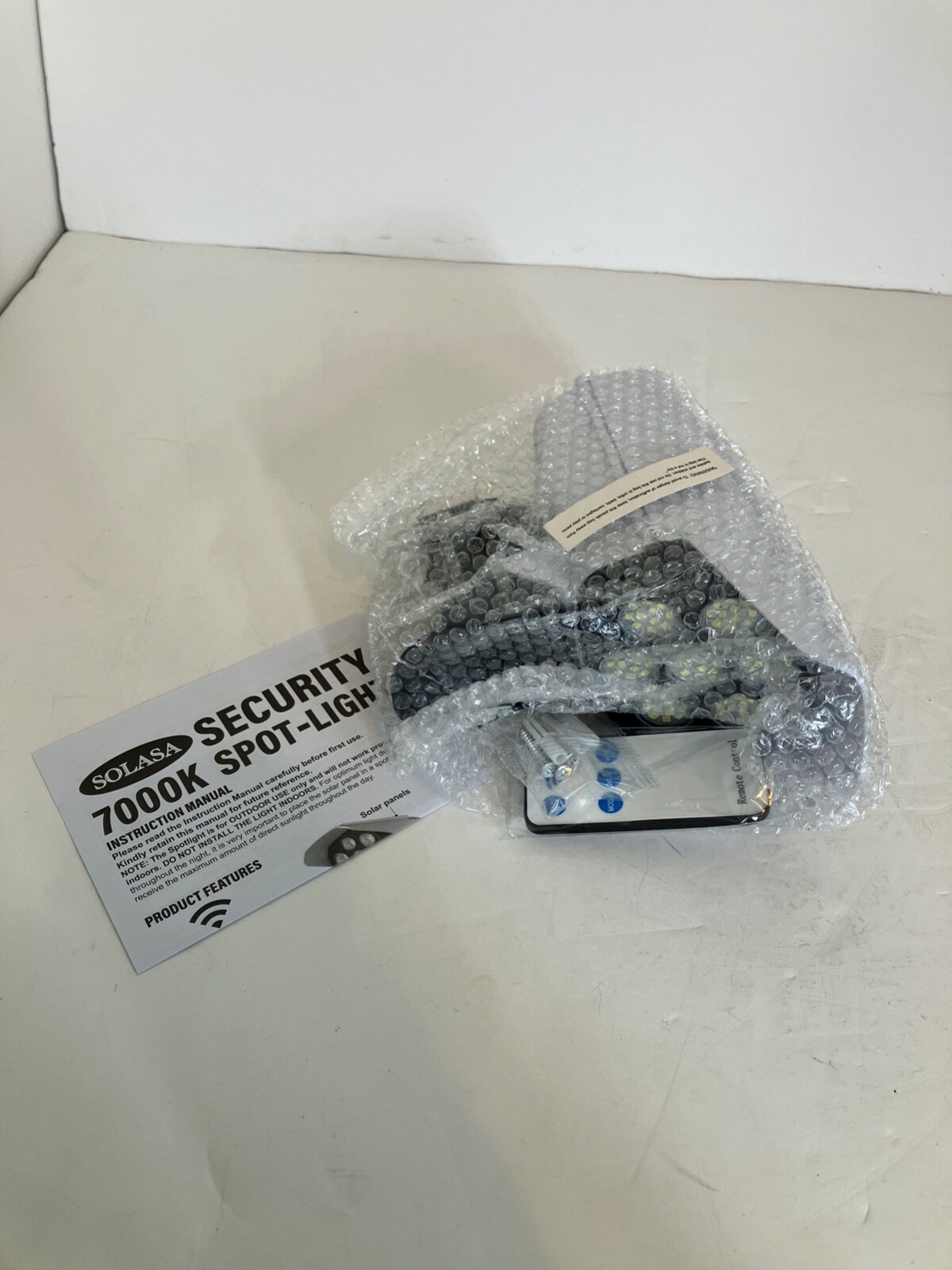 Solasa Ultra Bright 7000K LED Solar Security Spotlight Motion Activated ...