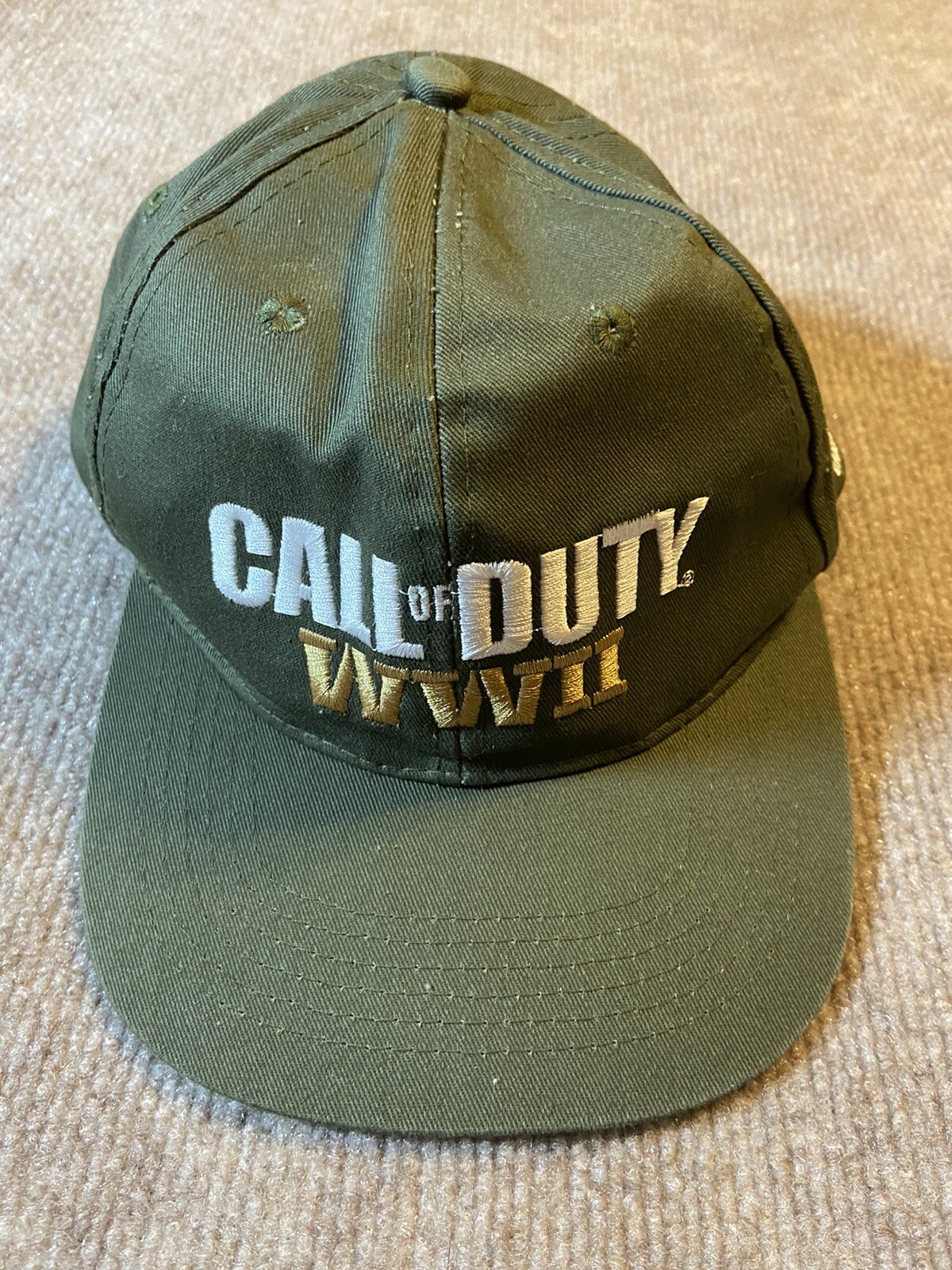 Call of Duty WWII Hat Snapback Sledgehammer Games Arm… - Gem