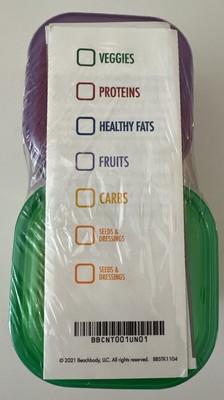 Beachbody 21 Day Fix Portion Control Containers Weight Loss Diet NIP | eBay