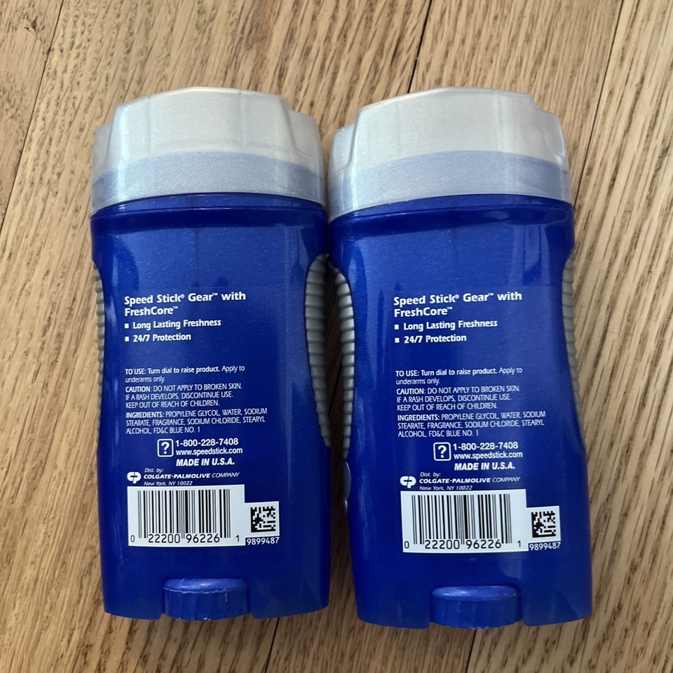 2X Speed Stick Gear Advanced Performance Clean Peak Deodorant | eBay