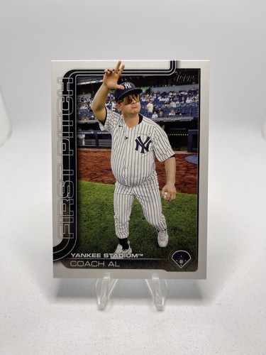 2025 Topps Series 1 COACH AL New York Yankees FIRST PITCH #FP-4 Nicky ...