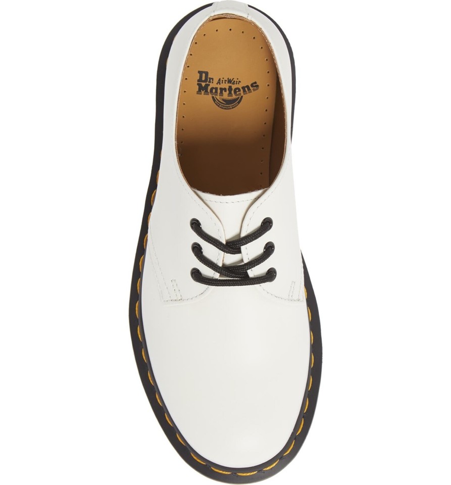 Dr Martens 1461 White Smooth Leather Oxford Shoe Mens sz 9 EU42 ...