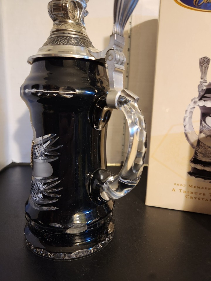 Anheuser Busch 2007 Members Only Tribute to Brewing Crystal Stein ...