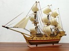 Wooden Boat Ship Diy Kit Model Toy Navy Gift Hot Sailing Assembly free ...