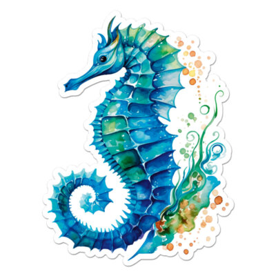 Seahorse Coral, Vinyl Decal Sticker, Indoor Outdoor, 3 Sizes, #11724 | eBay