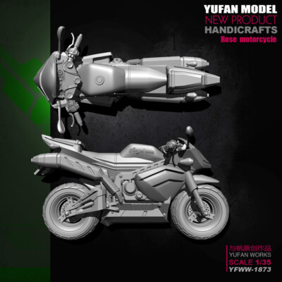 1/35 Motor Resin Model Kits Unpainted Unassembled Garage Kit Modern ...