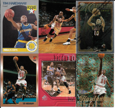 Tim Hardaway 6 Card Lot with Hoops Rookie & Silver Finest NM | eBay