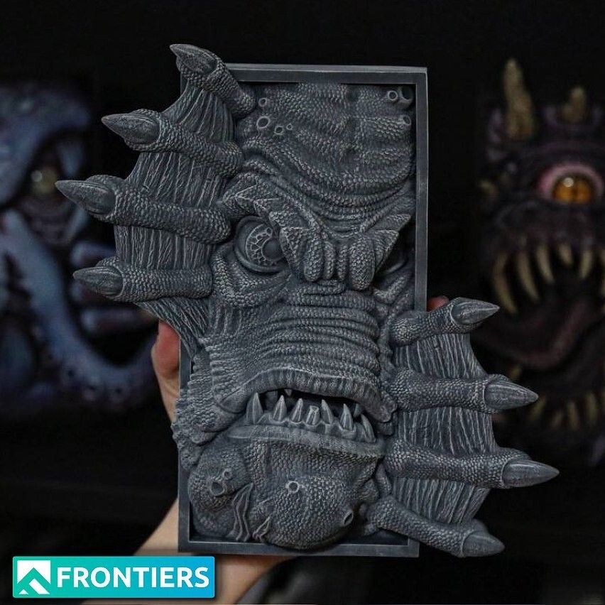 Swamp Monster (1) - Resin Book Nook dress up your bookcase - MoM | eBay