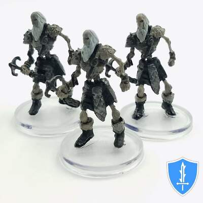Skeletal Sentinel x3 - Snowbound #5 D&D Icons Realms Skeleton Miniature ...