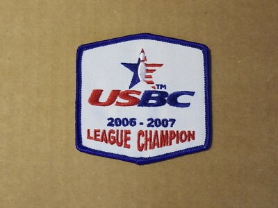 USBC 2006-2007 League Champion Bowling Patch Mint | eBay