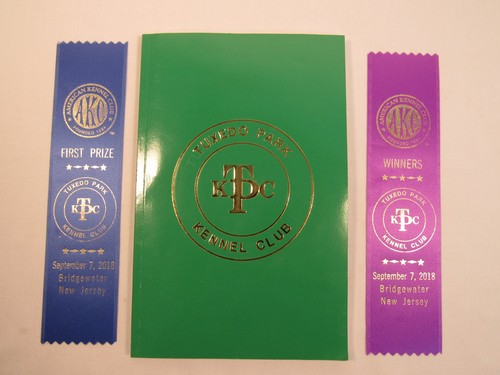 Tuxedo Park Kennel Club AKC 09/07/2018 Catalog & Winner Ribbons | eBay