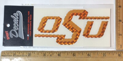 Oklahoma State University Cowboys OSU Logo Prism Decal Sticker College ...