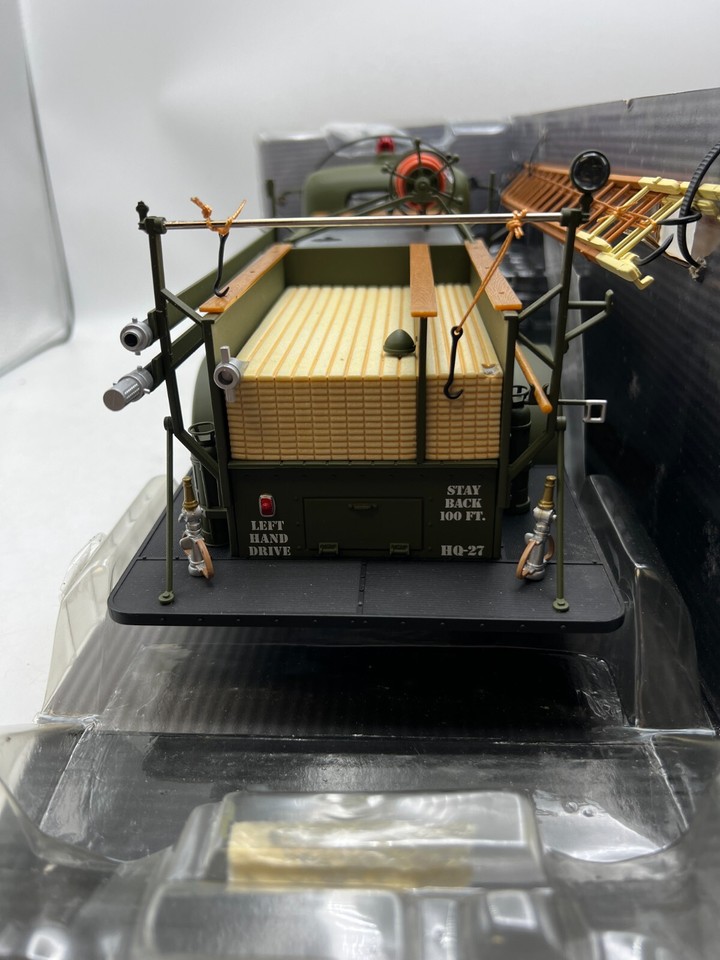 Fairfield Mint 1941 Chevy Army Pumper Firetruck 1:16 Highway 61 Die ...