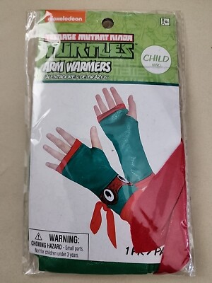 Nickelodeon Teenage Mutant Ninja Turtles TMNT Raphael Child Arm Warmers ...