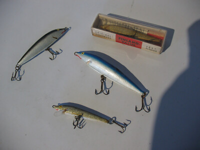 Group Lot of Vintage Used Broken Rapala Shad Rap Fishing Lures | eBay