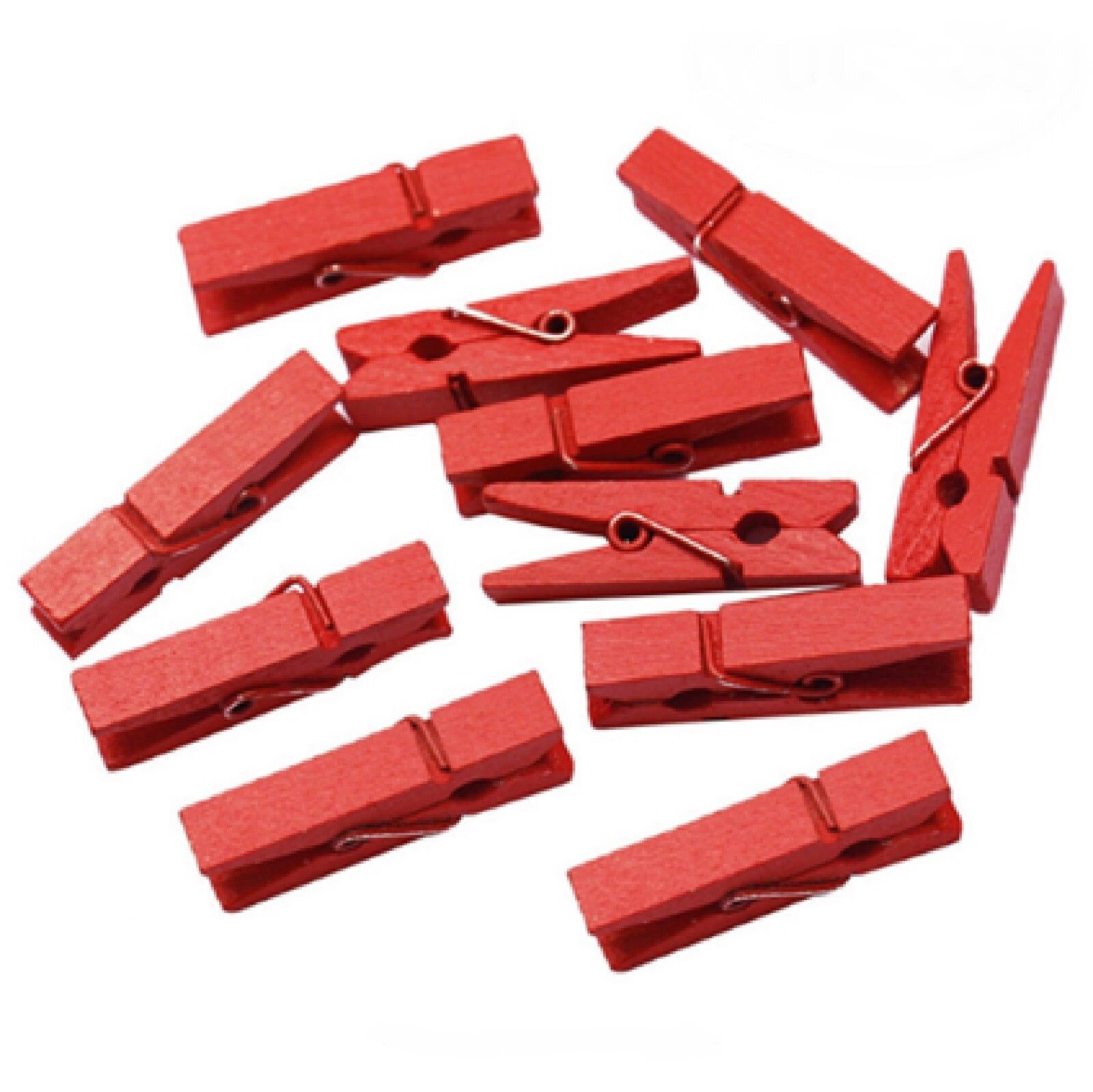 Small Craft Wooden Peg Clip Hanging Multiple Colours Card Wedding Photo ...