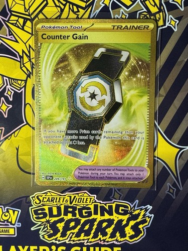 Pokemon Surging Sparks SV08 Counter Gain - 249/191 HR Hyper Rare NM | eBay