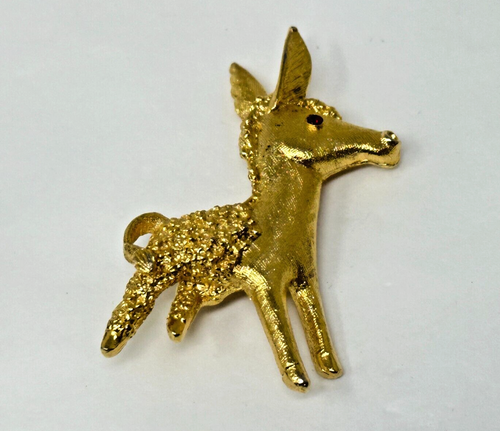 Unique Vintage Goldtone Red Rhinestone DONKEY Democrat Jackass Brooch ...