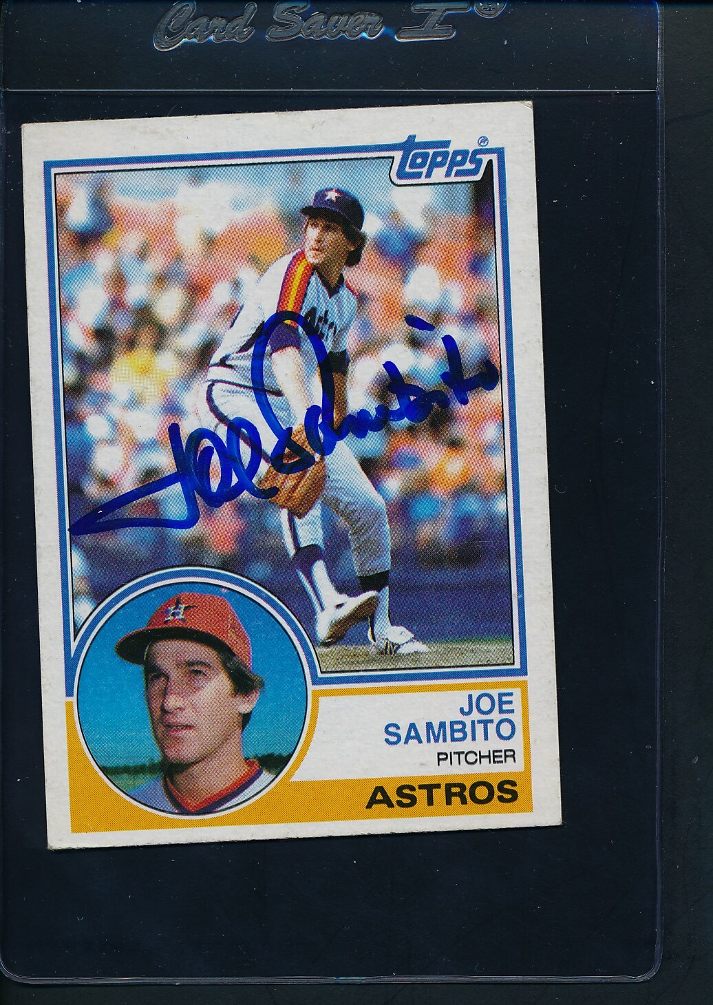 1983 Topps #662 Joe Sambito Astros Signed Auto *40999 | eBay