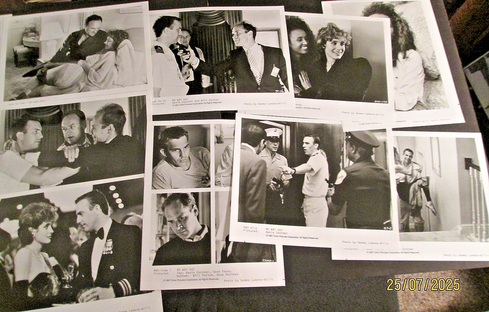 GENE HACKMAN,KEVIN COSTNER (NO WAY OUT) ORIG,1987 MOVIE PRESSKIT | eBay