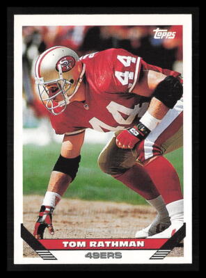 Tom Rathman 1993 Topps FantaSports #80 San Francisco 49ers | eBay