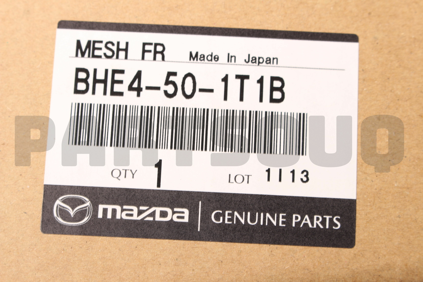 BHE4501T1B Genuine Mazda MESH,FRONT BUMPER BHE4-50-1T1B | eBay